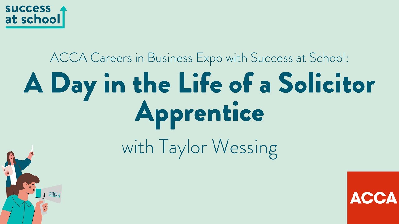 Day in the Life of a Solicitor Apprentice with Taylor Wessing - YouTube