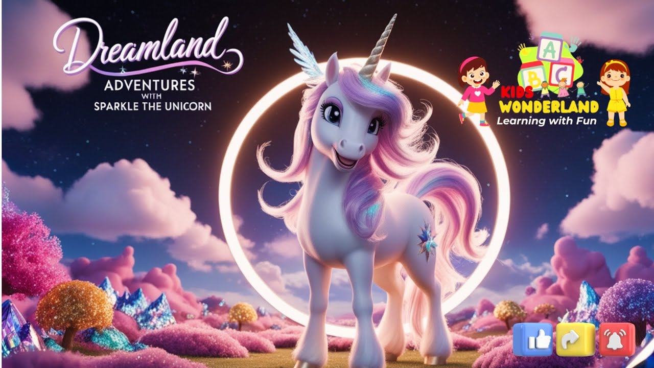 🦄🌈 Dreamland Adventures with Sparkle the Unicorn 🦄🌈 | Kids Wonderland ...
