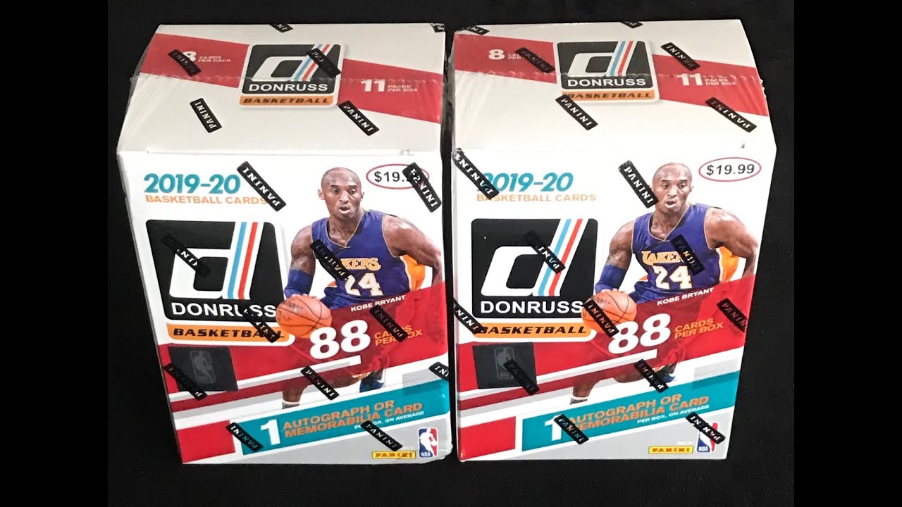 2019-2020 Donruss Blaster Boxes!! Lots of Great Rookies!! - YouTube