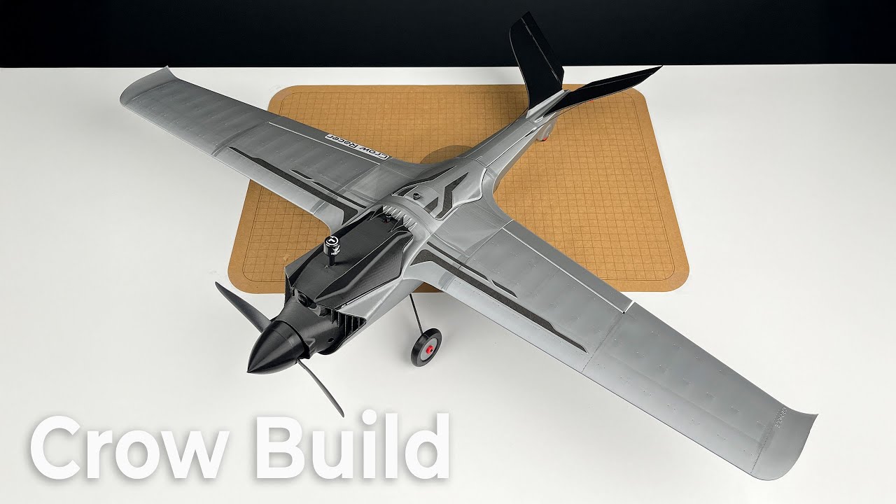 How to Build the Crow Racer? | 750mm 3D Printed FPV Racer Plane - YouTube
