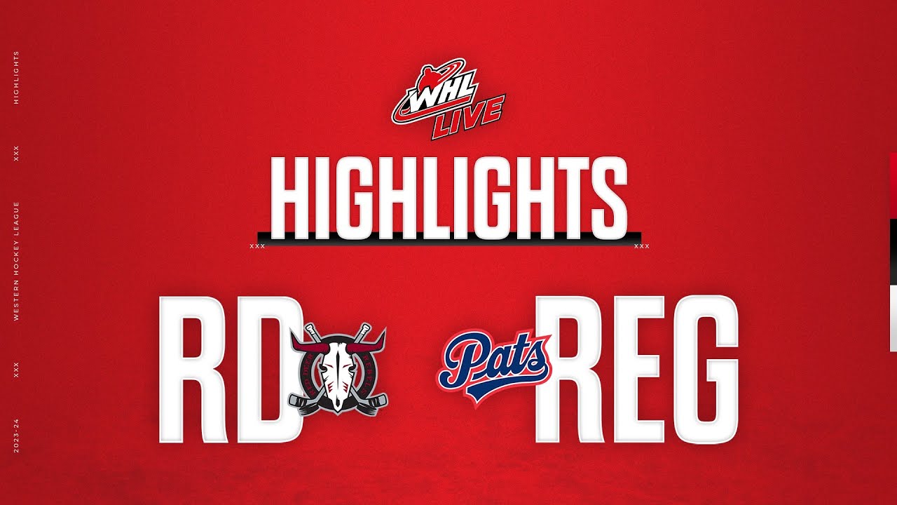 Red Deer Rebels at Regina Pats 10/13 | WHL Highlights 2023-24 - YouTube