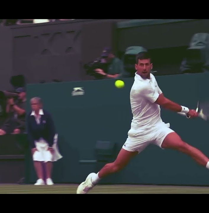 Insane crazy backhand pass from Novak Djokovic - YouTube