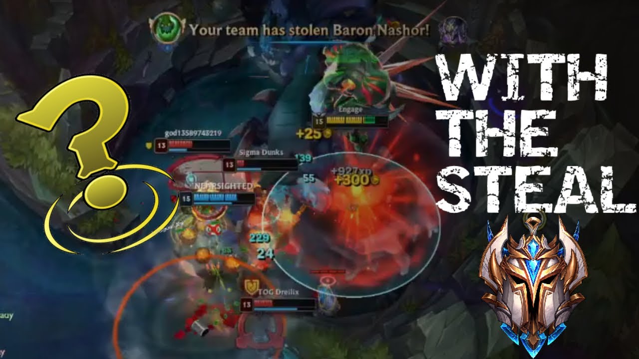 COMPLETE 1v9 WITH A BARON STEAL ? Engage, Challenger Zac player ...