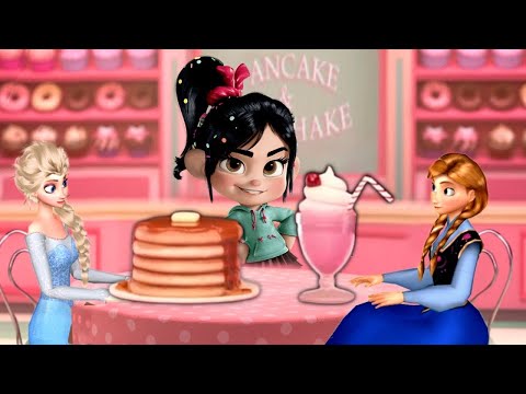 [MMD] ELSA Pancake ANNA Milkshake Wreck it Ralph 2 craziness