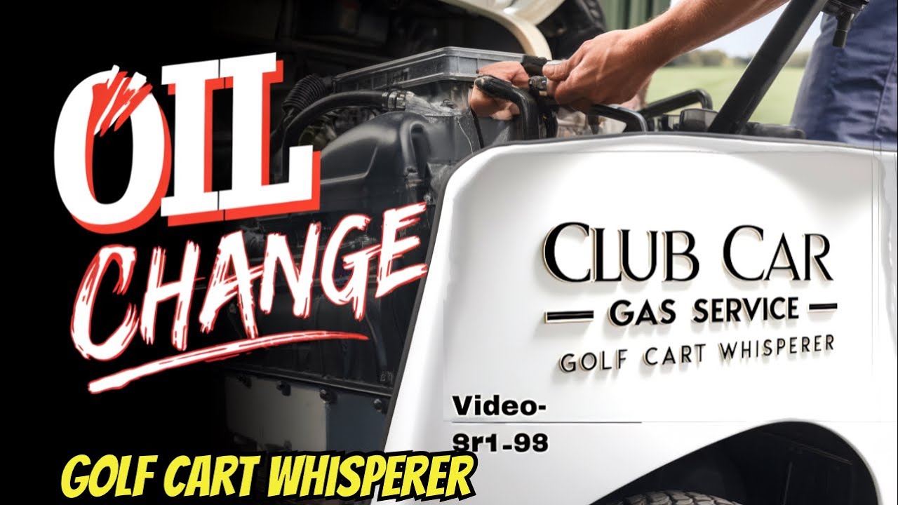 We Can’t Believe How Easy It Is To Change Oil In This Golf Cart - YouTube
