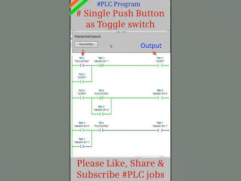 Single Push button as Toggle switch - YouTube