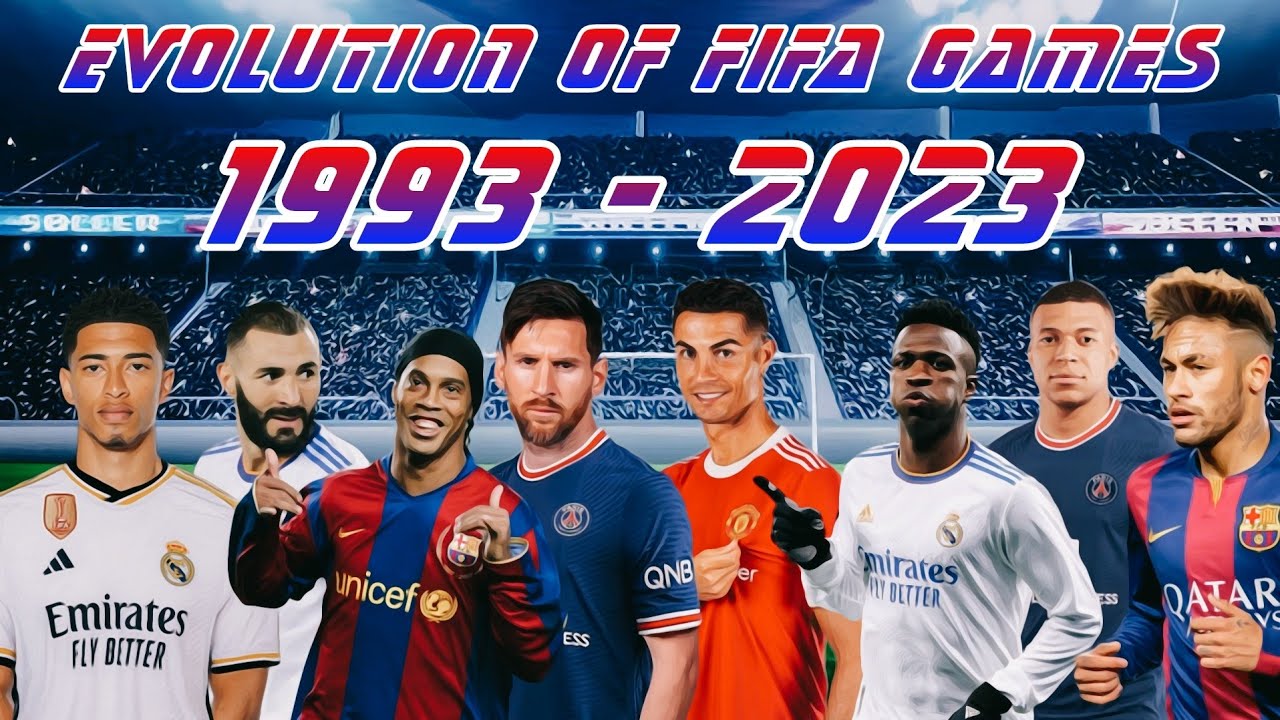 Evolution of FIFA Games 1993 - 2023 - YouTube