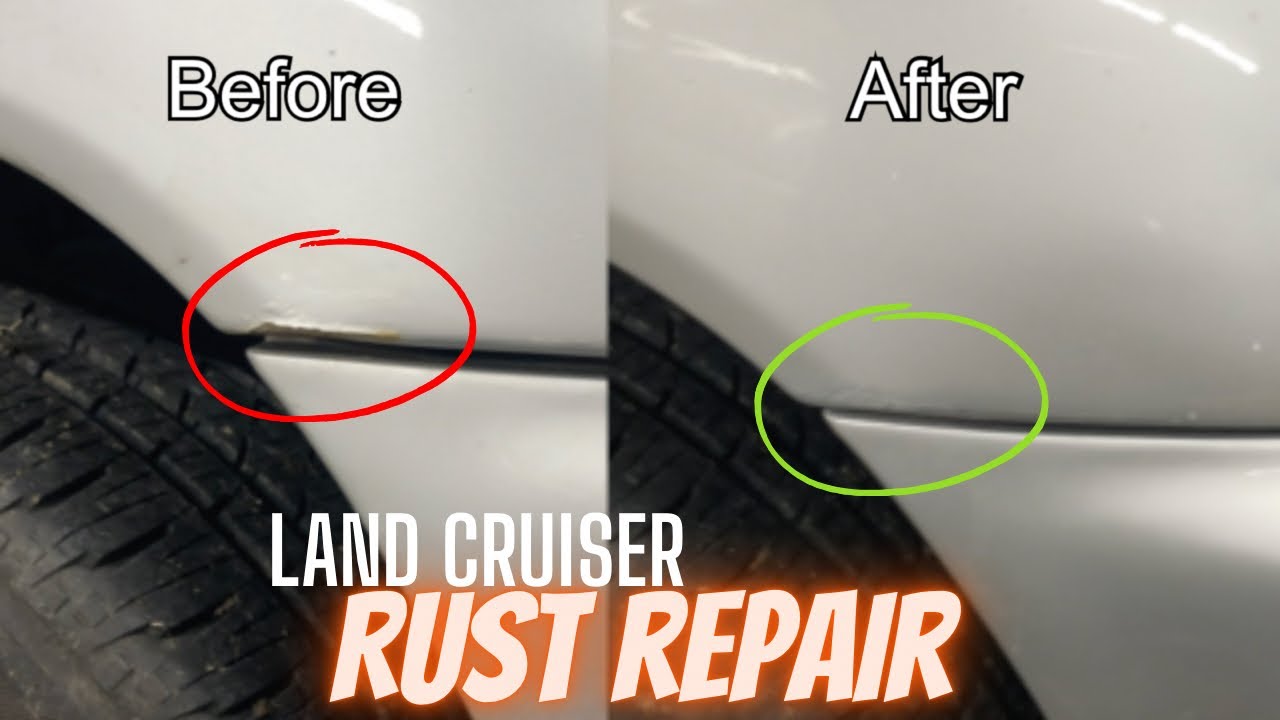 Rust Repair on my 100 Series Land Cruiser - YouTube