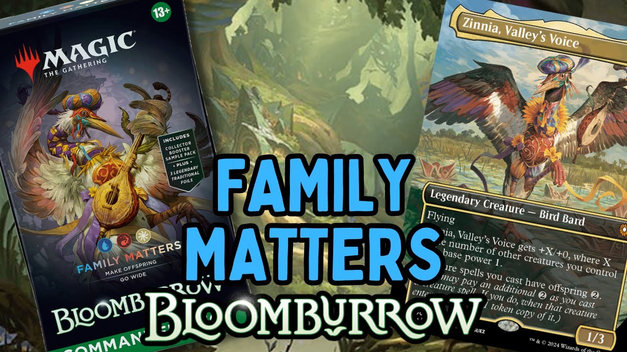 The Family Matters Bloomburrow Precon has AWESOME new cards! | Magic ...