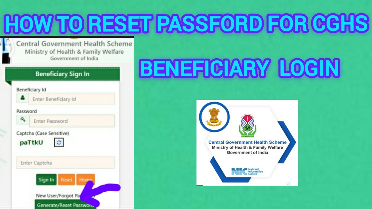 HOW TO RESET PASSWORD FOR BENEFICIARY LOGIN USING MOBILE OR COMPUTER ...