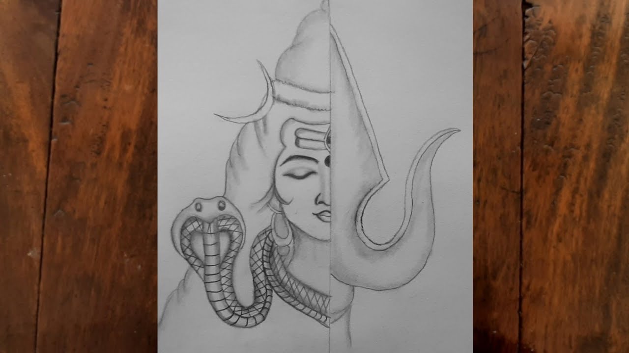 how to draw mahadev drawing easy step by step |pencil drawing easy ...