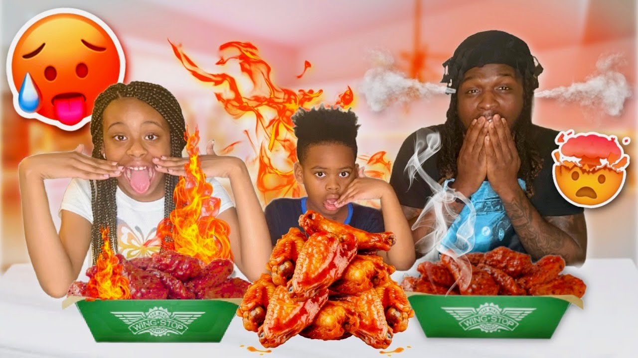 Spicy Chicken Challenge ***Wingstop Challenge*** - YouTube