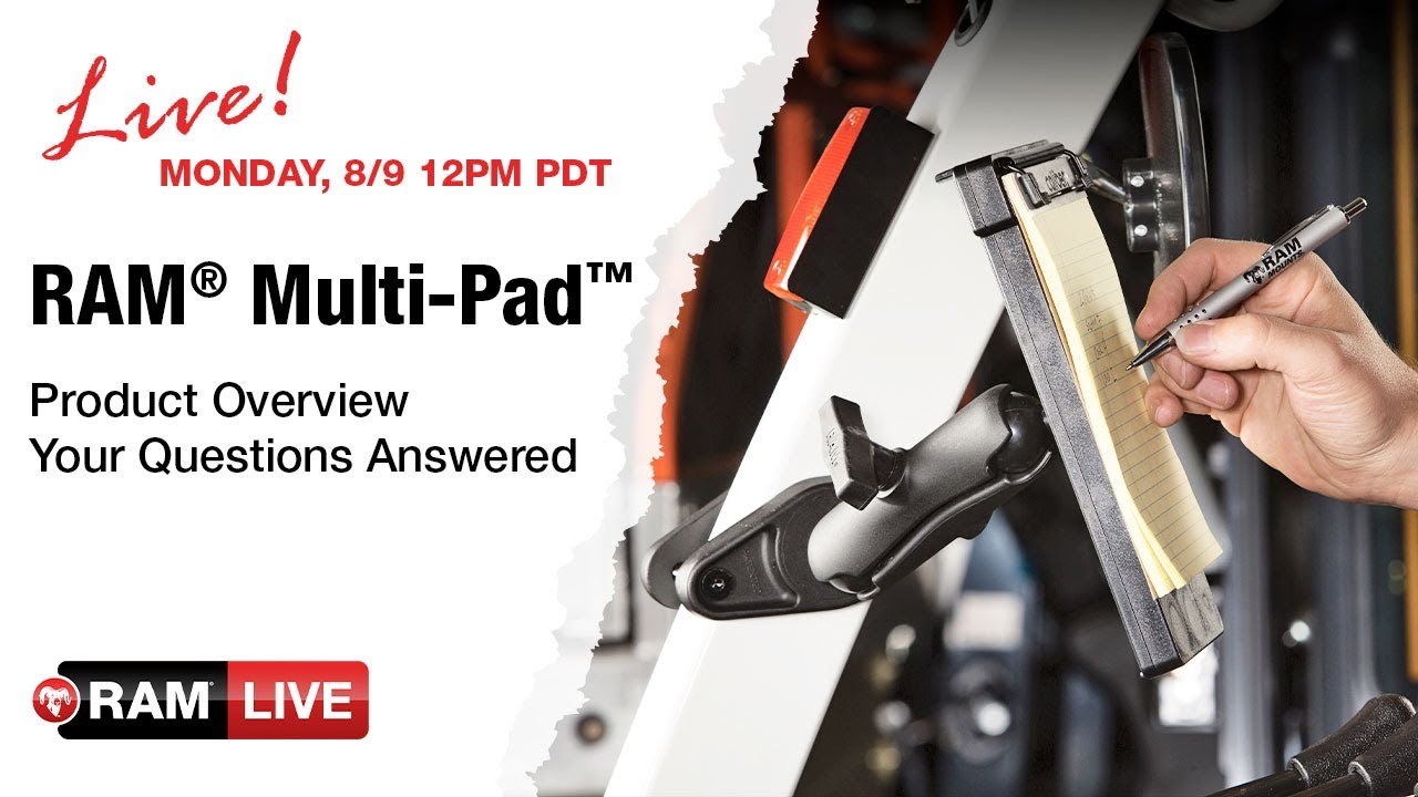RAM® Multi-Pad™ Product Overview and Your Questions Answered - YouTube