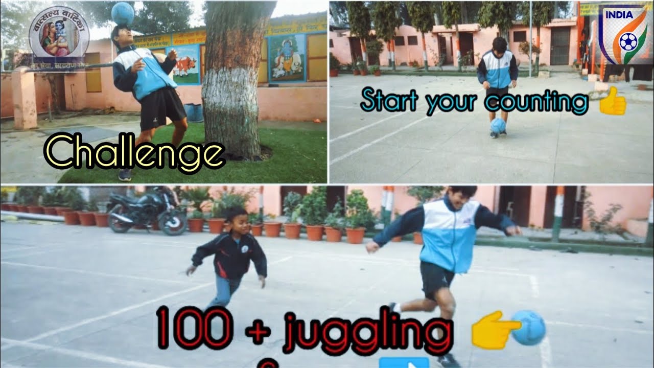 Football Juggling Challenge ll More than 100+ll Haridwar Uttarakhand ll ...