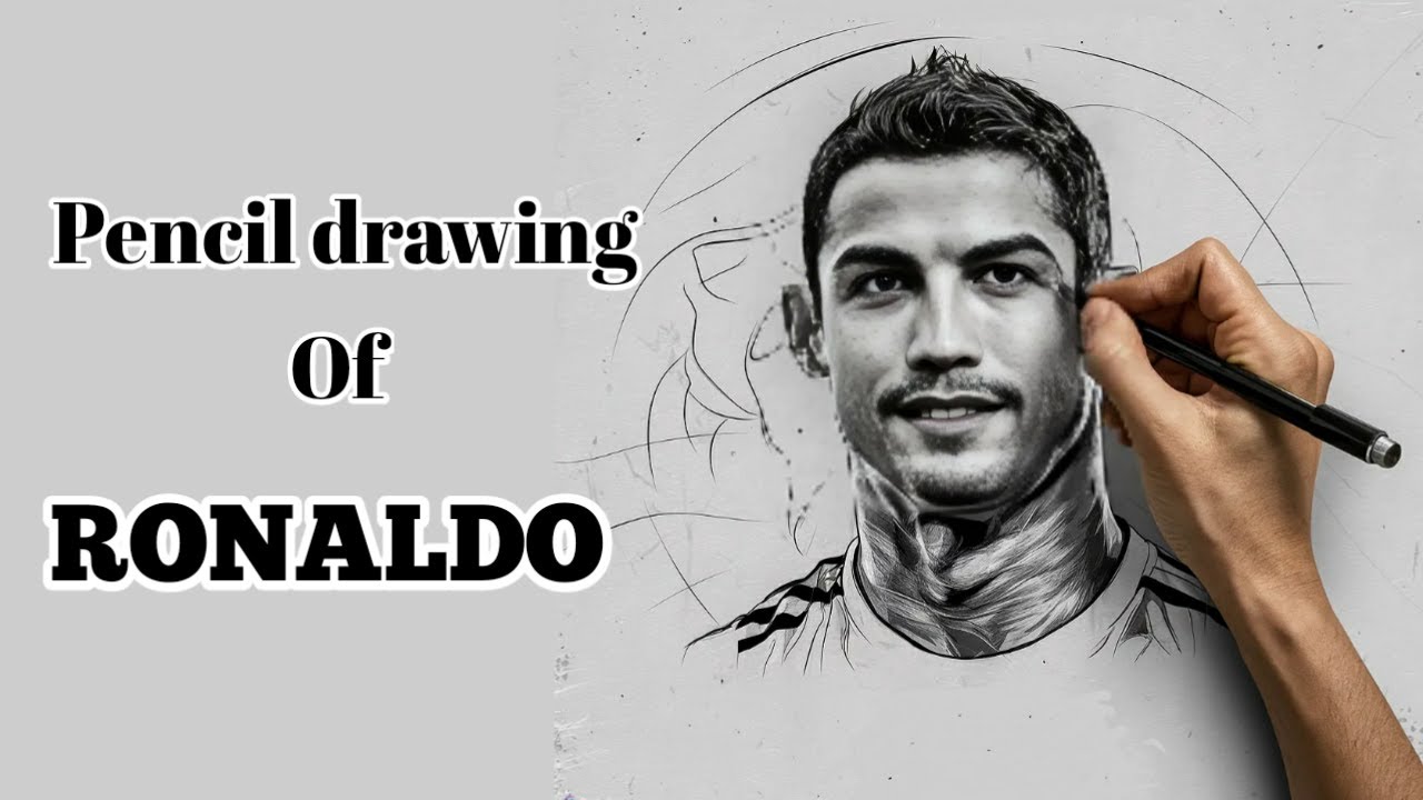 1.30 Mint's Amazing Sketching Of Ronaldo drawing tutorial step by step ...
