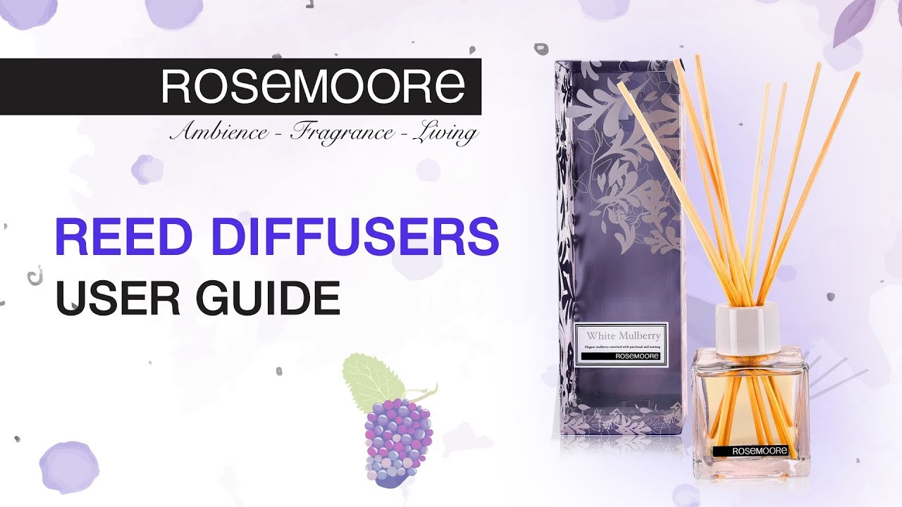 Scented Reed Diffuser | User Guide | Rosemoore - YouTube