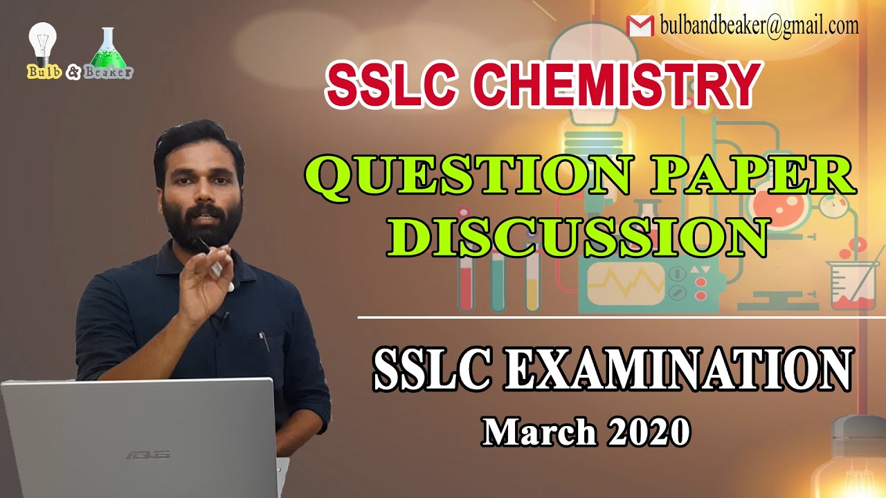 SSLC Chemistry Question Paper Discussion Series|SSLC Examination March ...