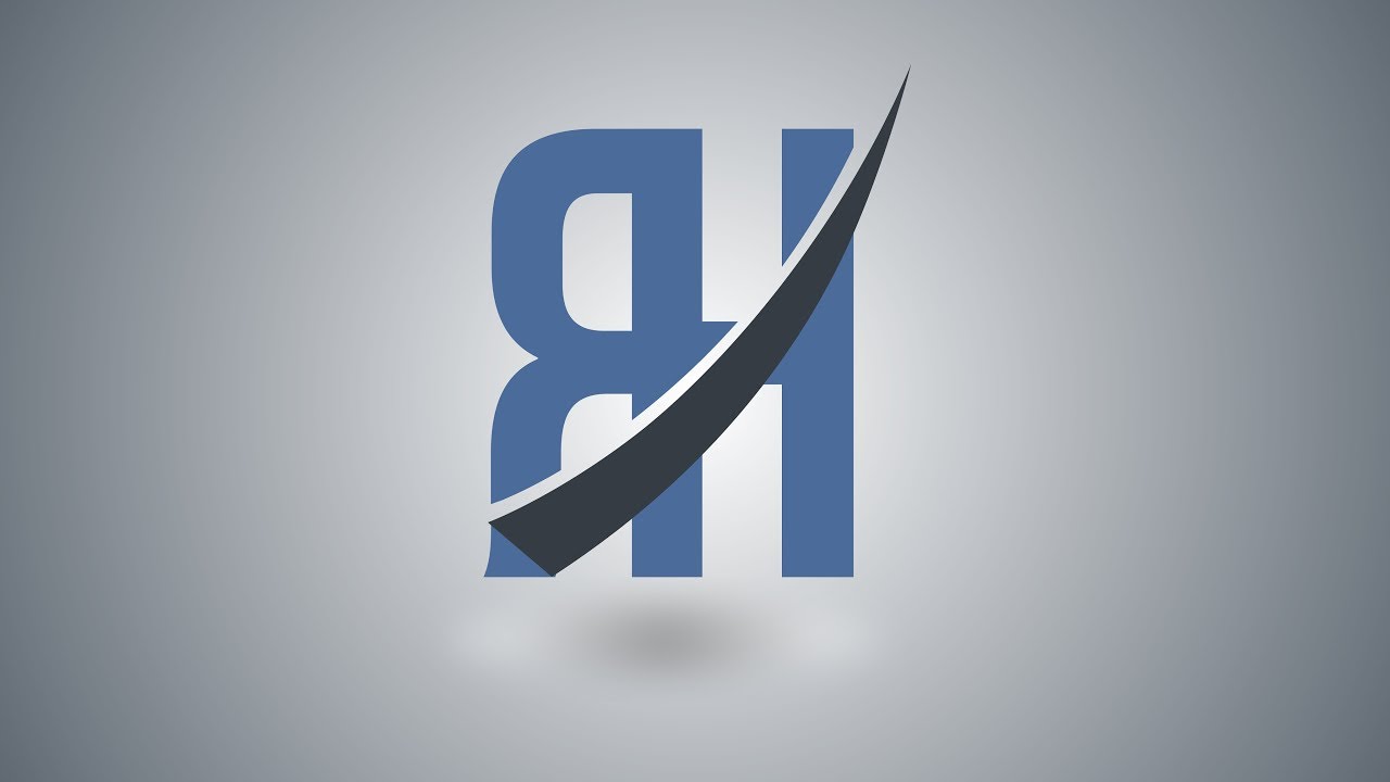 Illustrator Tutorial | How to Create Custom Text Logo Design - YouTube