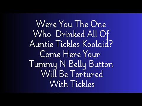 Auntie Tickles [Tickles Ur Tummy/Belly Button For Drinking All Da Koolaid] Asmr Tickle Rp #tickles