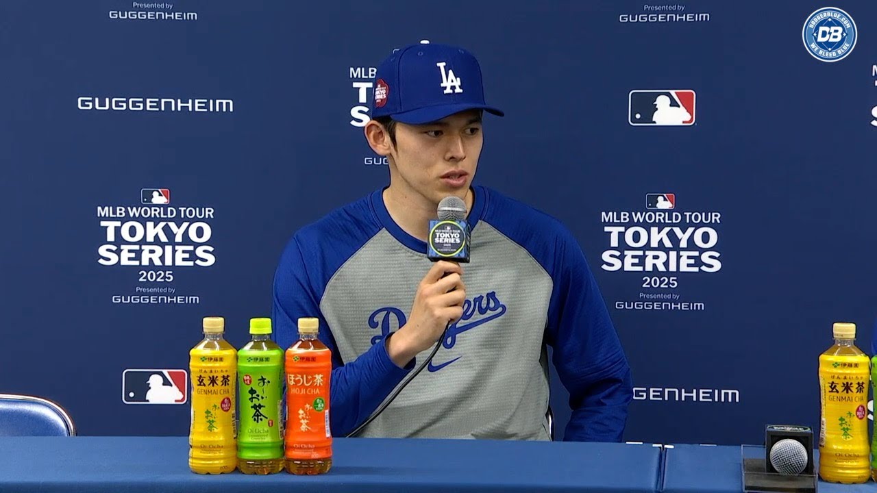 Tokyo Series: Roki Sasaki discusses upcoming MLB debut, following lead ...