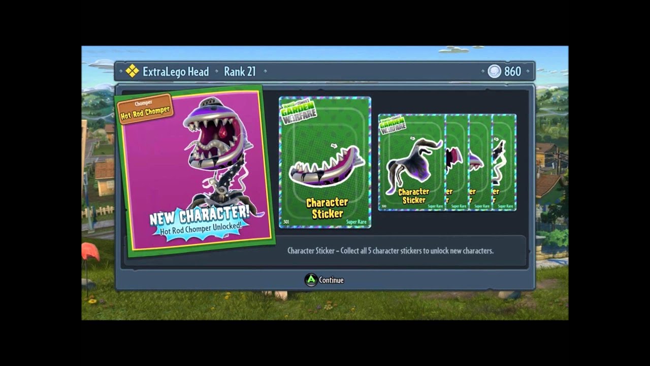 Plants Vs Zombies Garden Warfare: Super Rare Hot Rod Chomper Unlocked ...