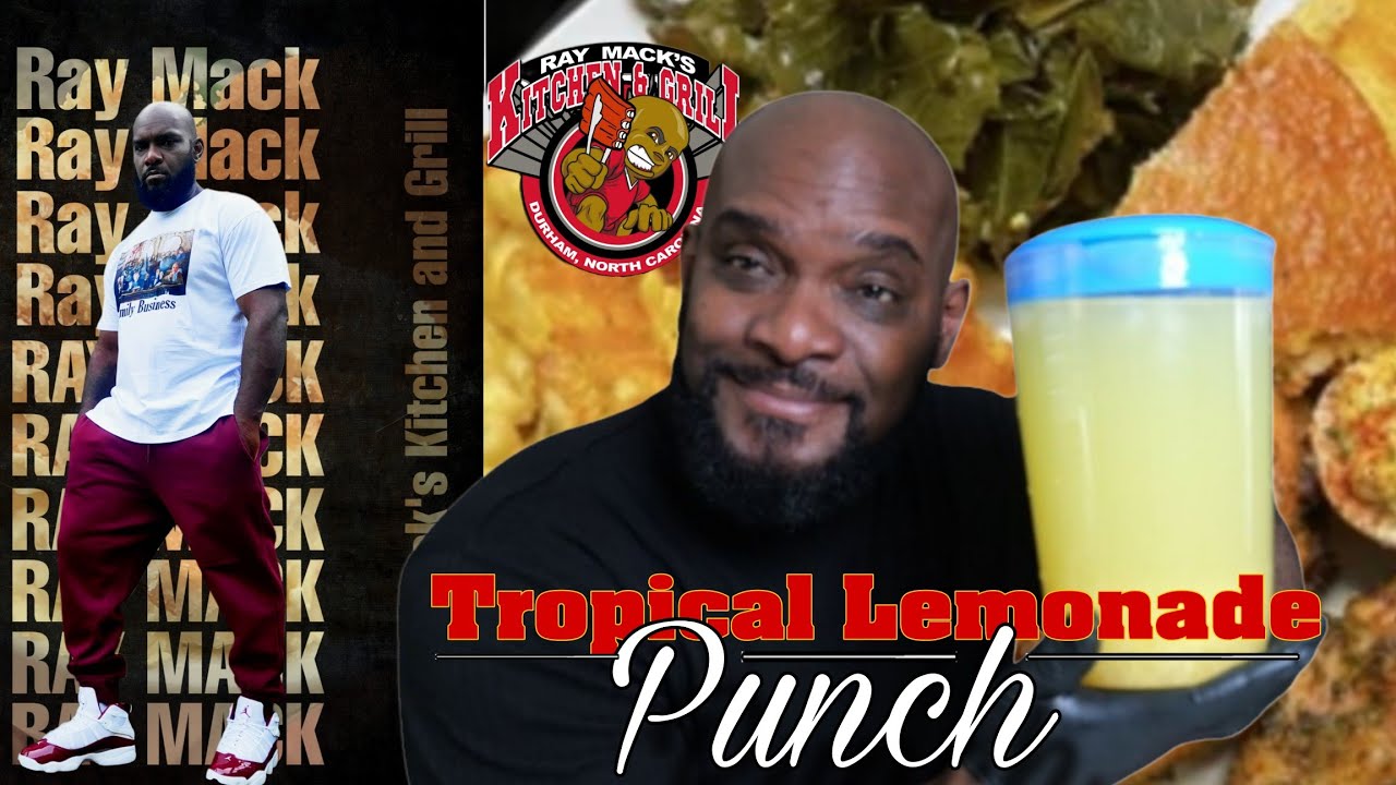 Tropical Lemonade Punch / Ray Mack's Kitchen and Grill - YouTube