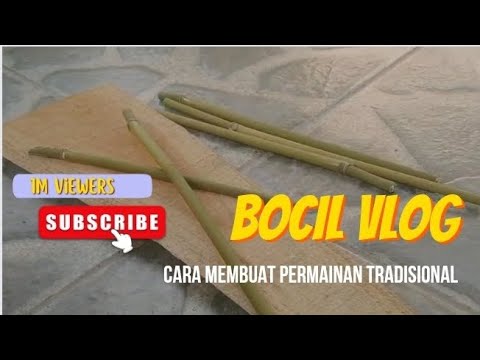 CARA MEMBUAT||pletokan permainan tradisional - YouTube