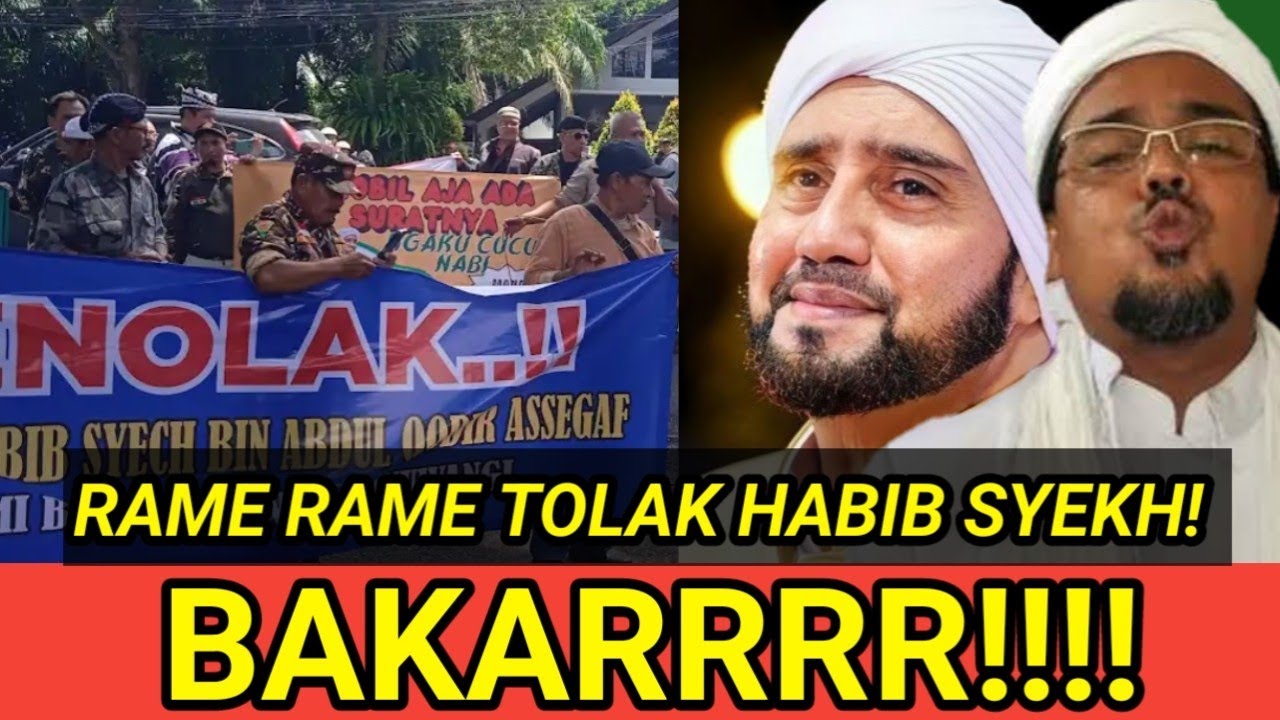 BAKARRR!! RAME RAME DEM0 T0LAK HABIB SYECH!! BUNTUT RIZIEQ SIHAB ...