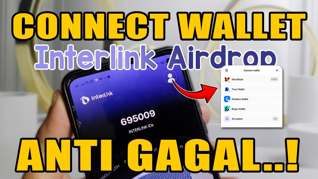 SOLUSI CONNECT WALLET AIRDROP INTERLINK GAGAL TERUS | BKD TUTORIALS AIRDROP UNTUK PEMULA - YouTube