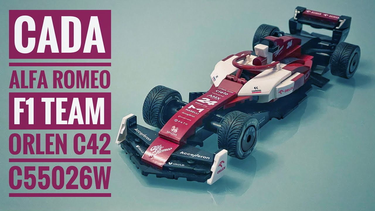 Lego/Cada 1:24 Alfa Romeo F1 Team Orlen C42 C55026W - Speed Build ...