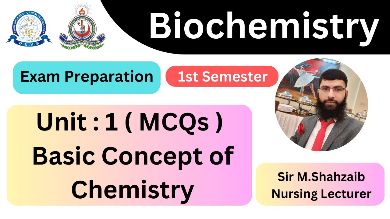 GBSN 1st Semester Biochemistry MCQs (Unit : 1 Basic Concept of ...