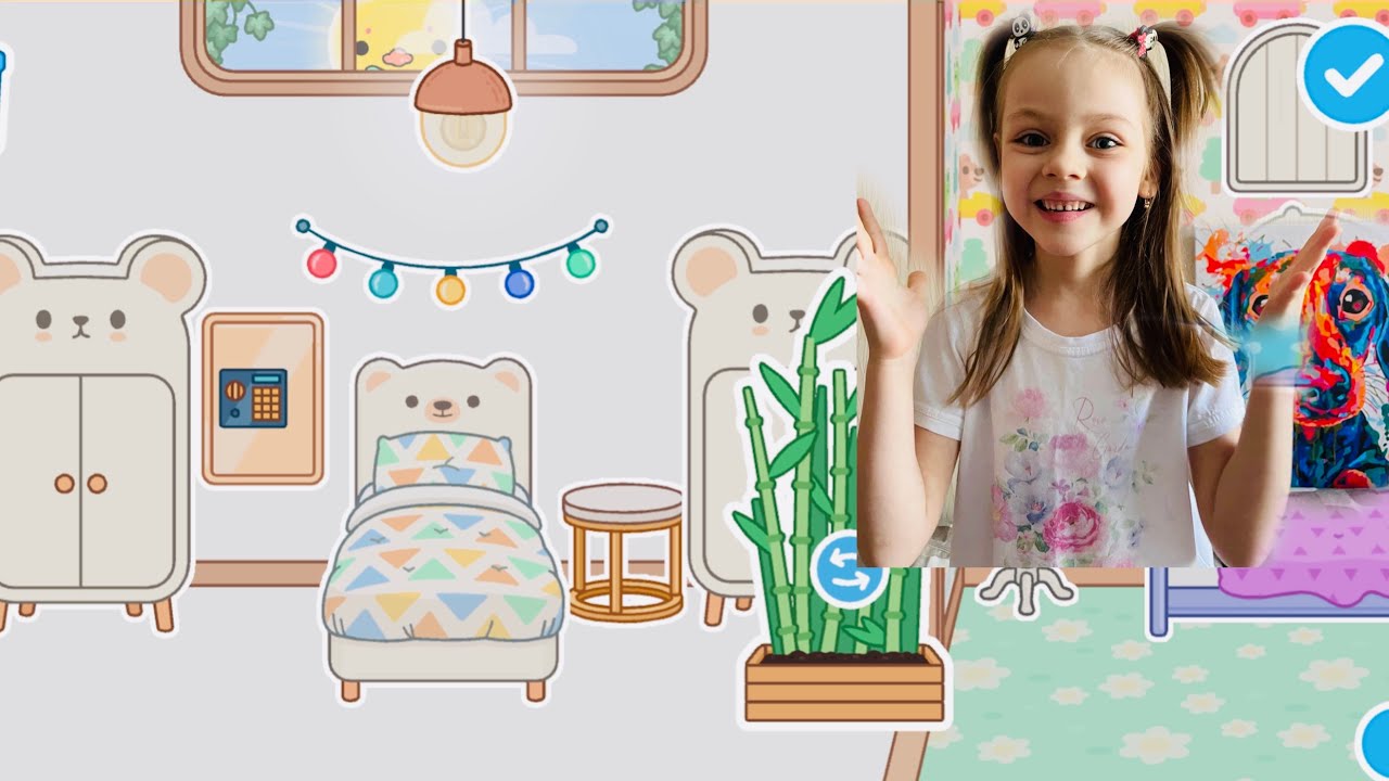 Шок!!!😱 Я с мамой играю в ТОКО БОКО . Чья комната круче ?? - YouTube