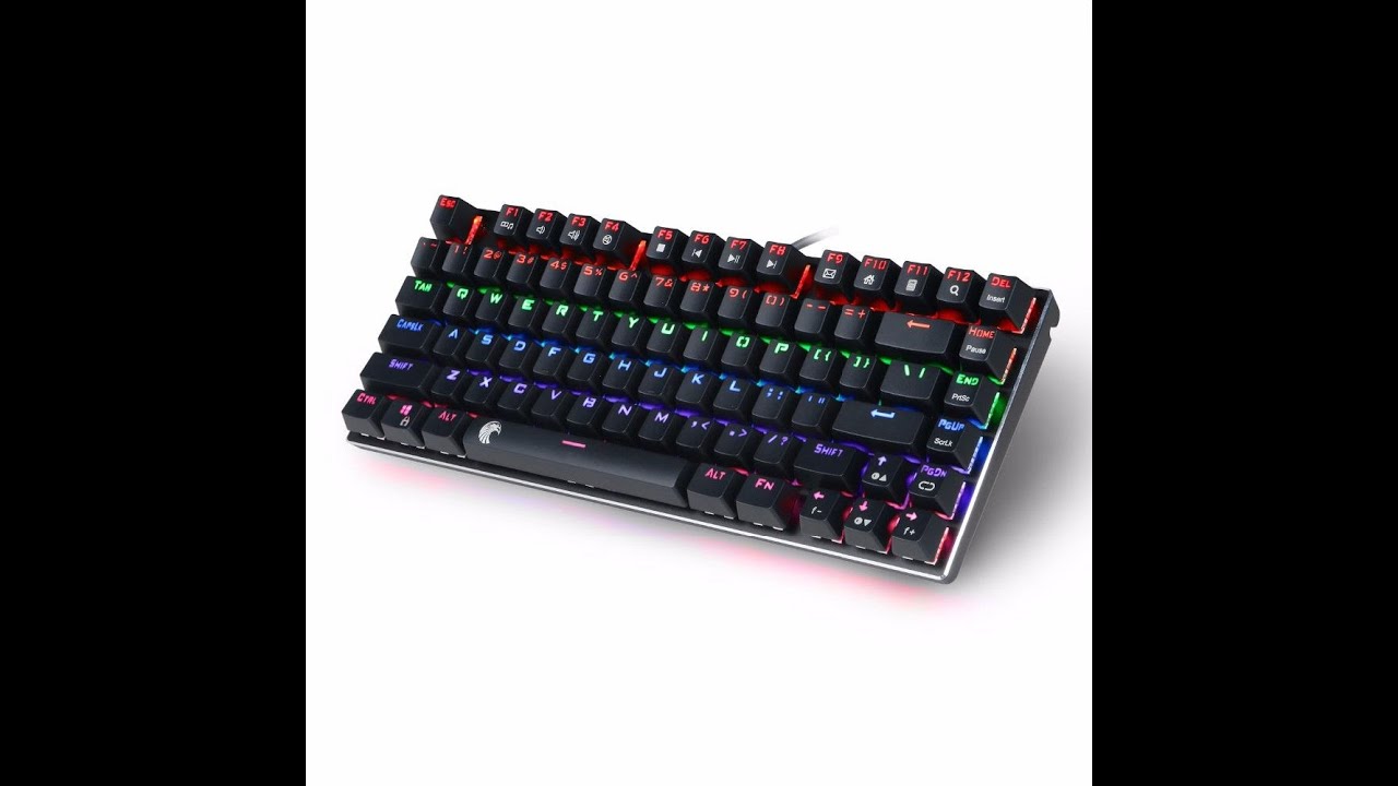 Huo Ji e-element z88 60% RGB Mechanical Keyboard Review - YouTube