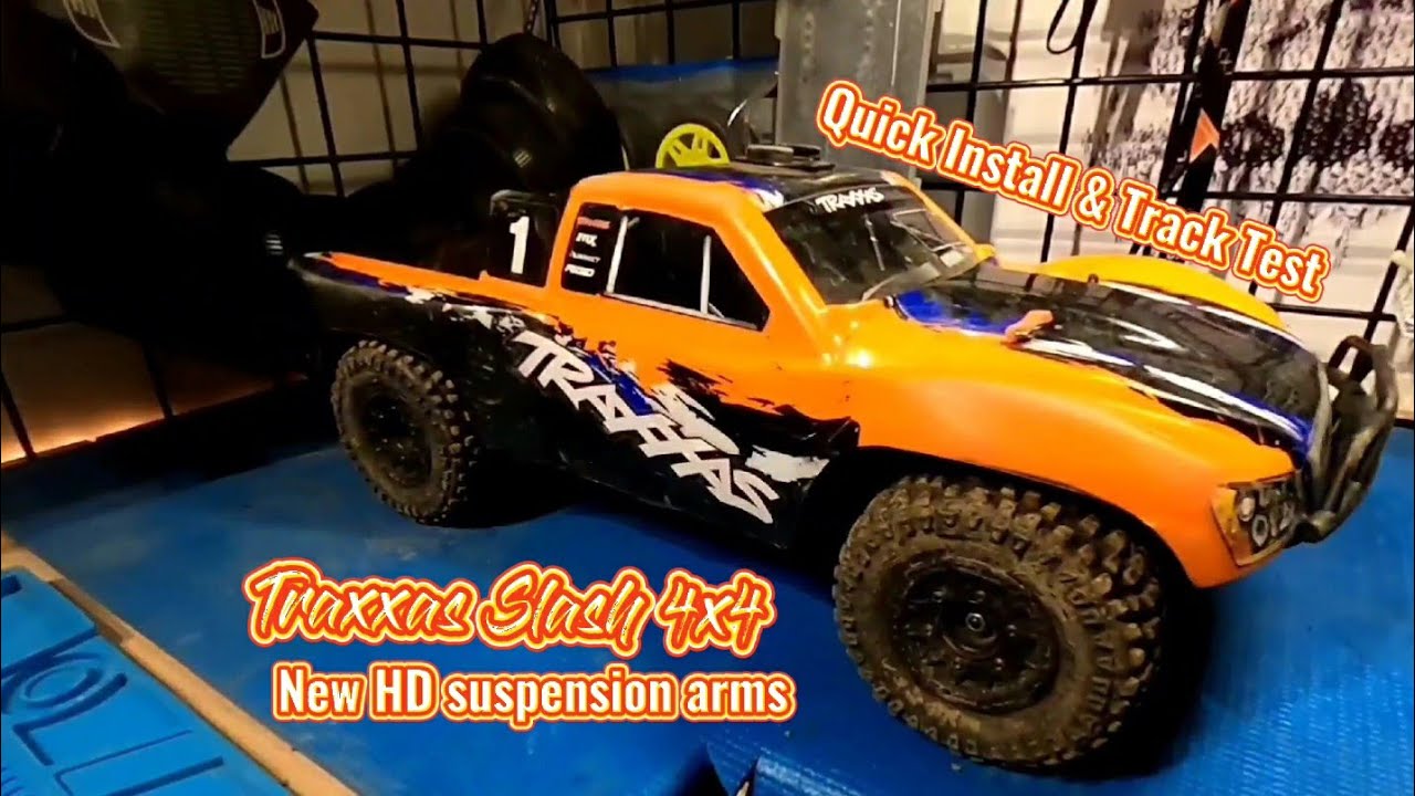 Traxxas Slash 4x4 New HD suspension arms hit HUCKLEBERRY RC Track ...
