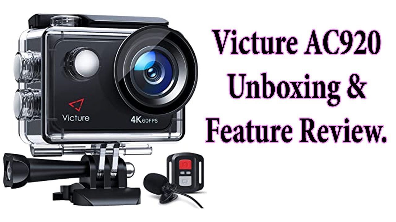 Victure AC920 Action Cam Unboxing and Review! Compared to Canon G50 4K ...