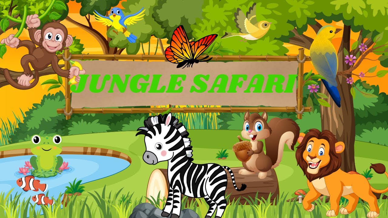 jungle safari song for kids | animals song | animals poems for kids ...