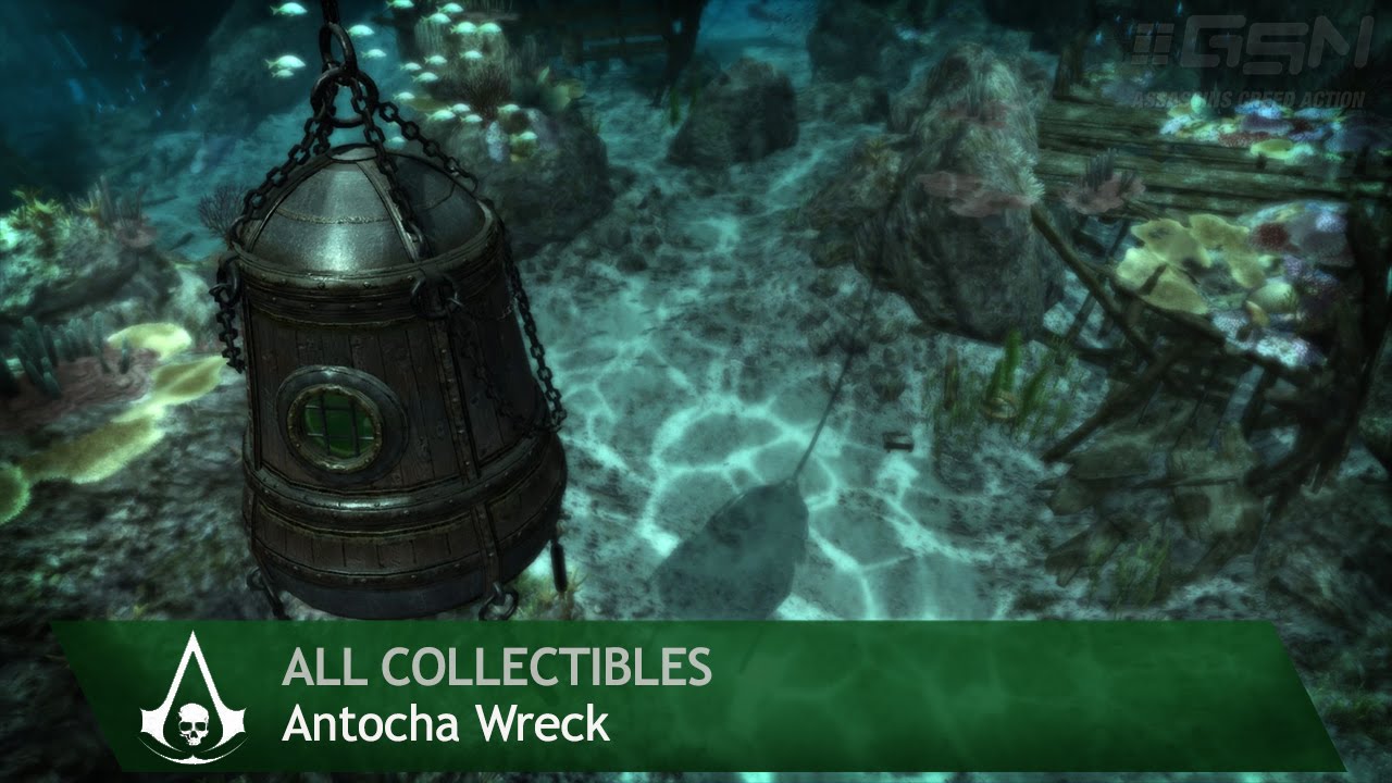Assassin's Creed 4: Black Flag - Antocha Wreck [Underwater] (All ...
