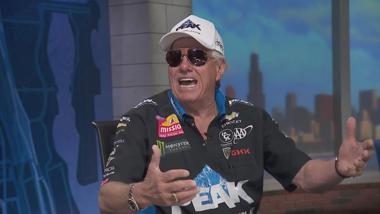 Drag racing legend John Force brings the energy - YouTube