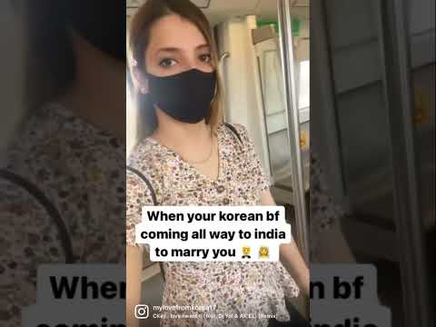 #indiankoreancouple #indiankorean #koreanboy #indiangirl