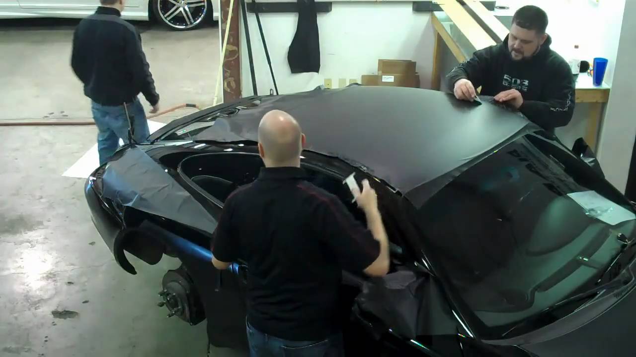 503 Motoring Matte vinyl wrap Porsche 996 - YouTube