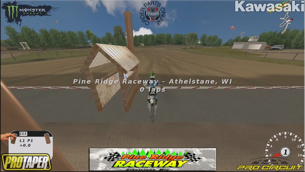 Pine Ridge Raceway LLC - MX Simulator - Athelstane WI - YouTube