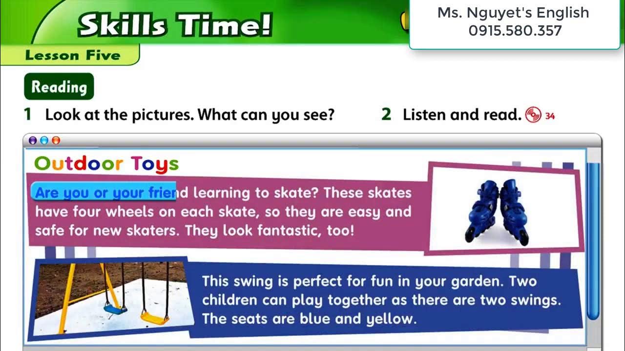 Unit 3 Lesson 5 Outdoor Toys.Family and Friends 2 - YouTube