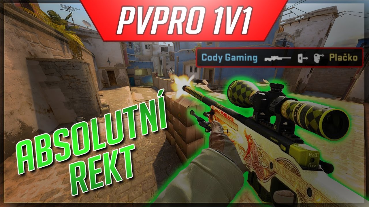 CS:GO ★ PvPRO 1V1 ★ Absolutní Rekt!!! [HD/60FPS] - YouTube