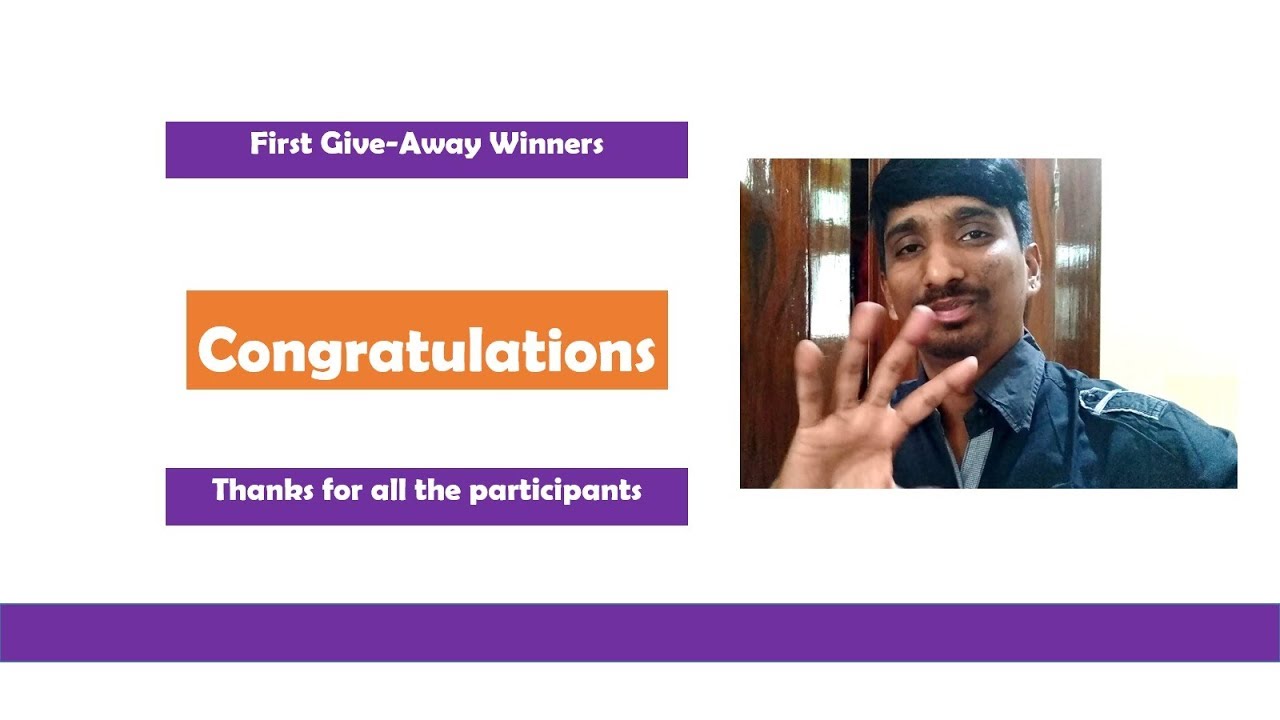 First Give-Away Winners List - CMA-ICMAI - YouTube