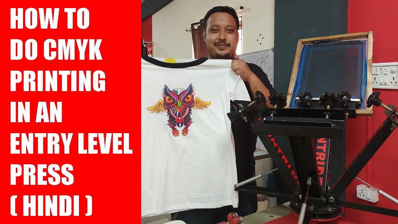 CMYK Printing in 4 Color 1 Station Rider Series Screen Printing Machine ...