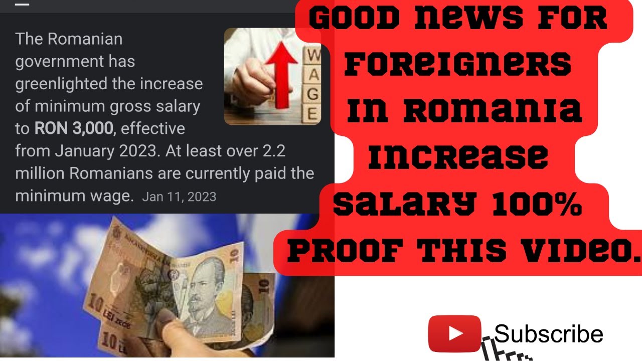 Salary increase in Romania 2023, Romania salary new update, Good News ...