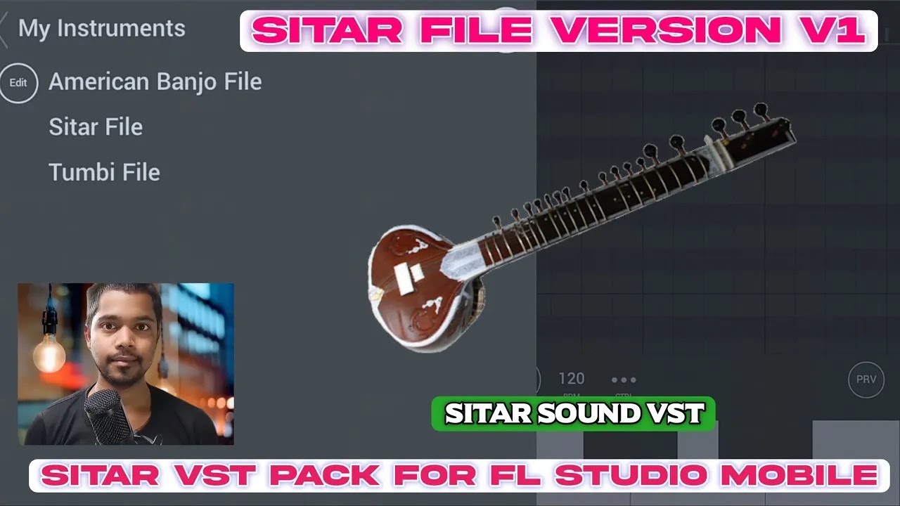 Sitar Indian Dwp Instrument Vst Fl Studio Mobile Dwp File - YouTube