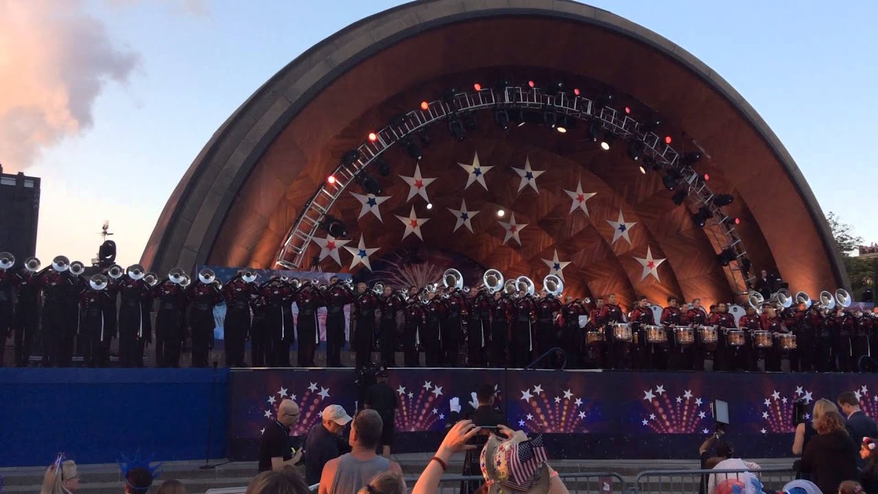 2015 Boston Crusaders open the Boston Pops July 4th Fireworks ...