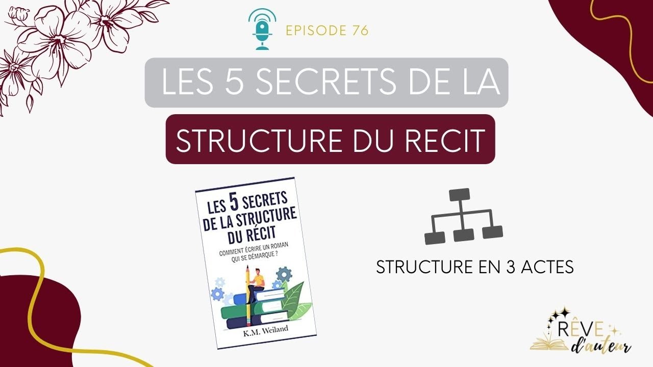 76: Les 5 SECRETS de la STRUCTURE du RECIT - K.M. Weiland - YouTube