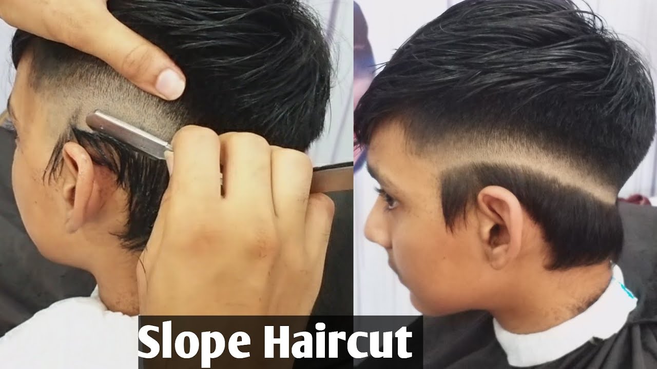 Slope hair cutting | Fade haircut tutorial | 0 no cutting kaise kare ...